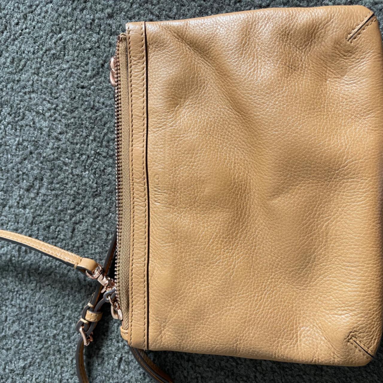MIMCO Tan crossbody bag used - Depop