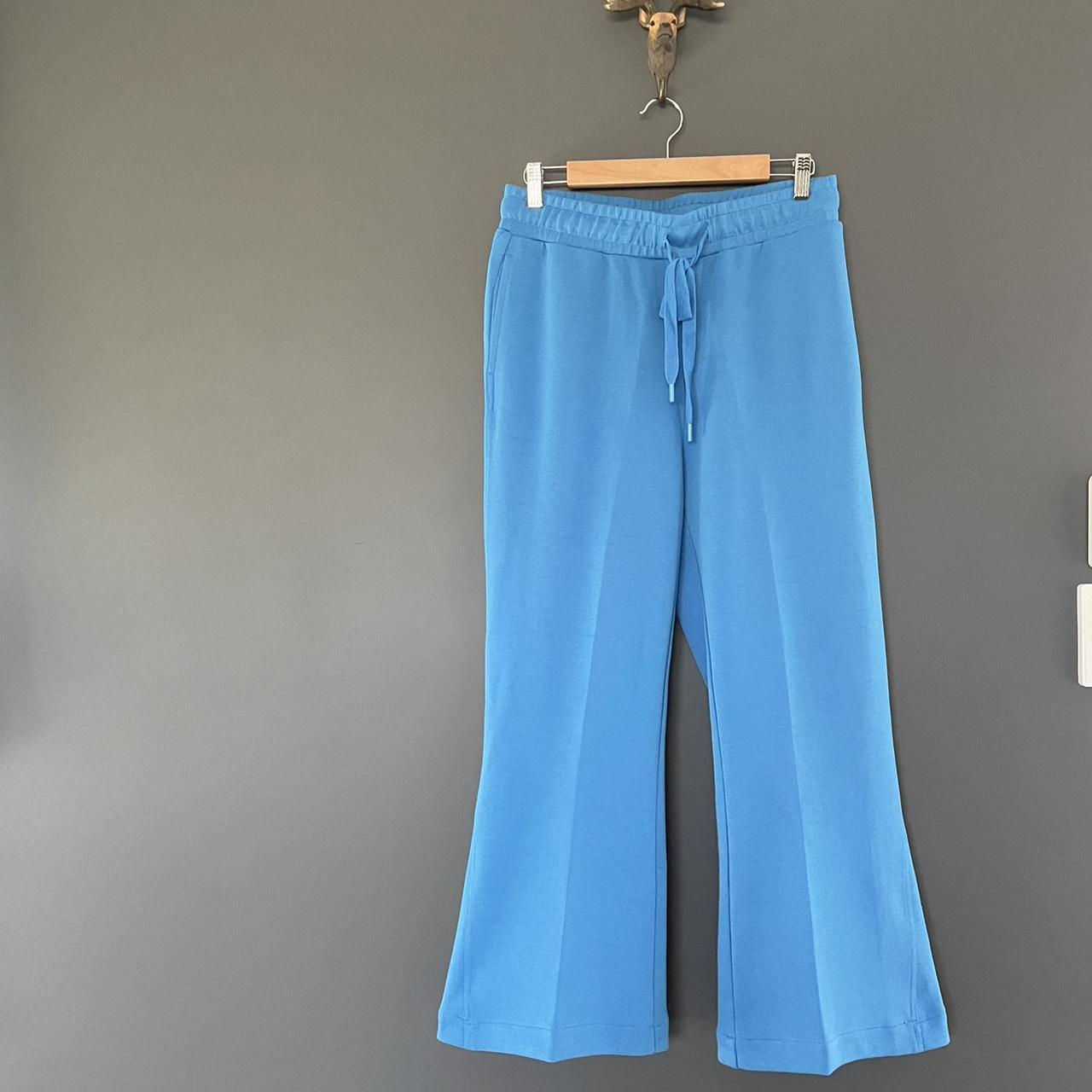 Aqua blue The Uoside flare sweatpants. Drawstring... - Depop