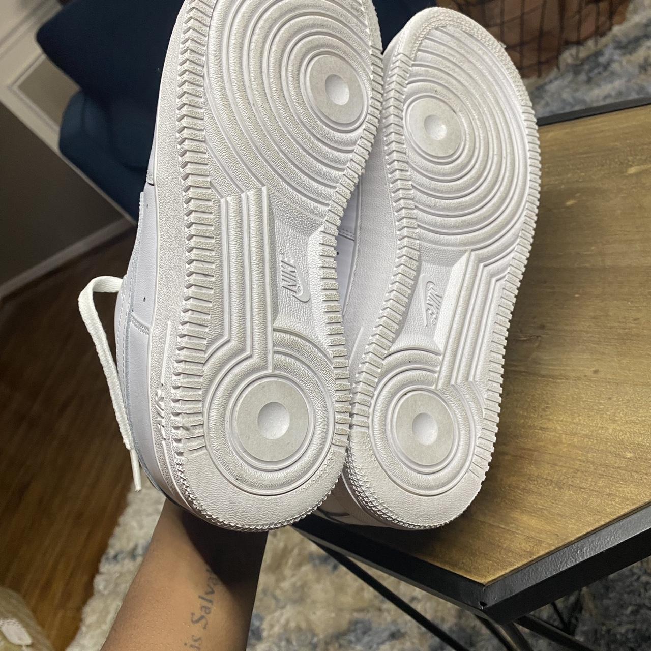 Nike Air Force 1 white -No Box(Will Put In Box... - Depop