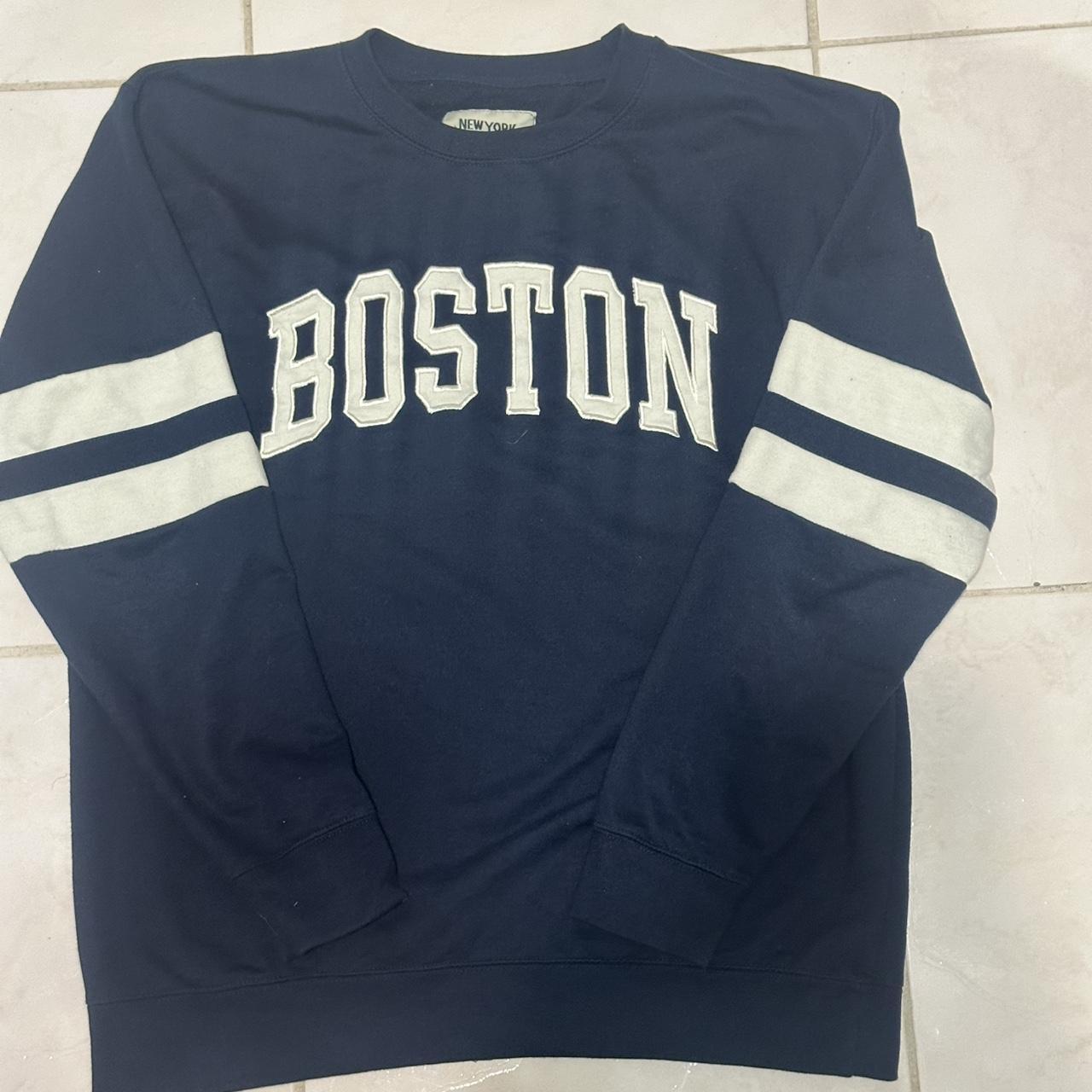 Boston sweater/sweatshirt New york popular size L - Depop