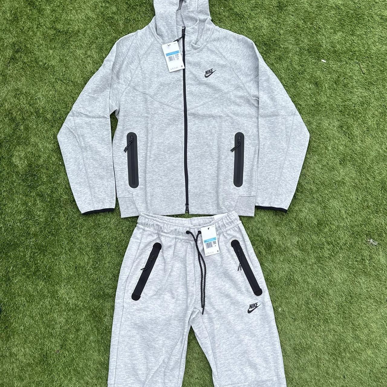 Nike tech fleece grey tracksuit Brand new with tags... - Depop