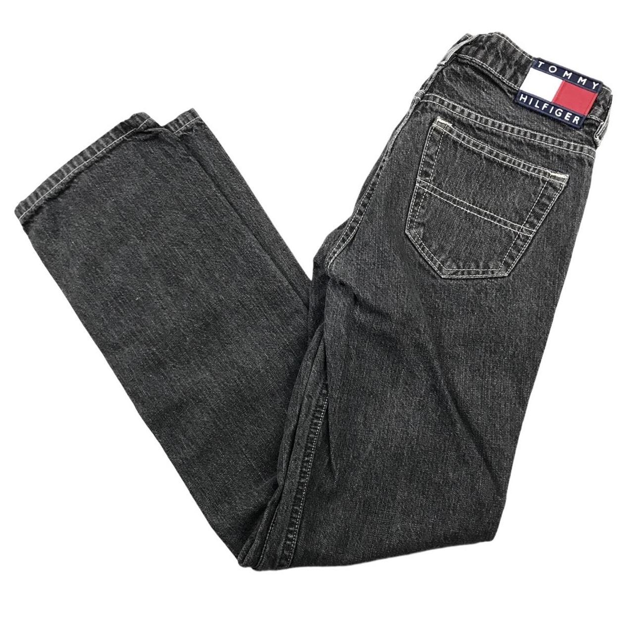 Vintage 90’s 1999 Tommy Hilfiger Tommy Jeans black... - Depop
