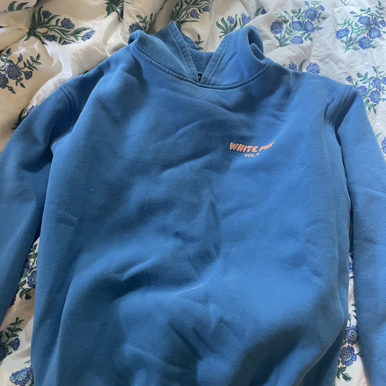 White Fox Hoodie Only Worn A Few Times Great Depop