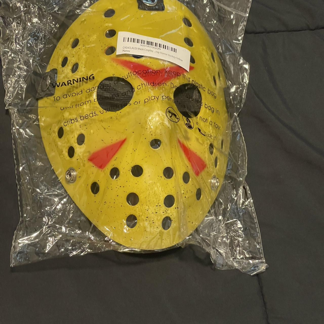Yellow Jason Voorhees Halloween mask #Halloween... - Depop