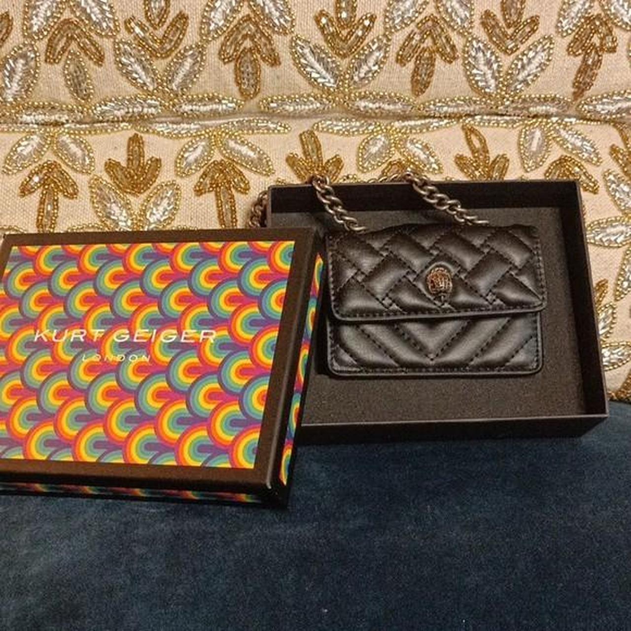 Black Micro Kurt Geiger Barely used - Depop