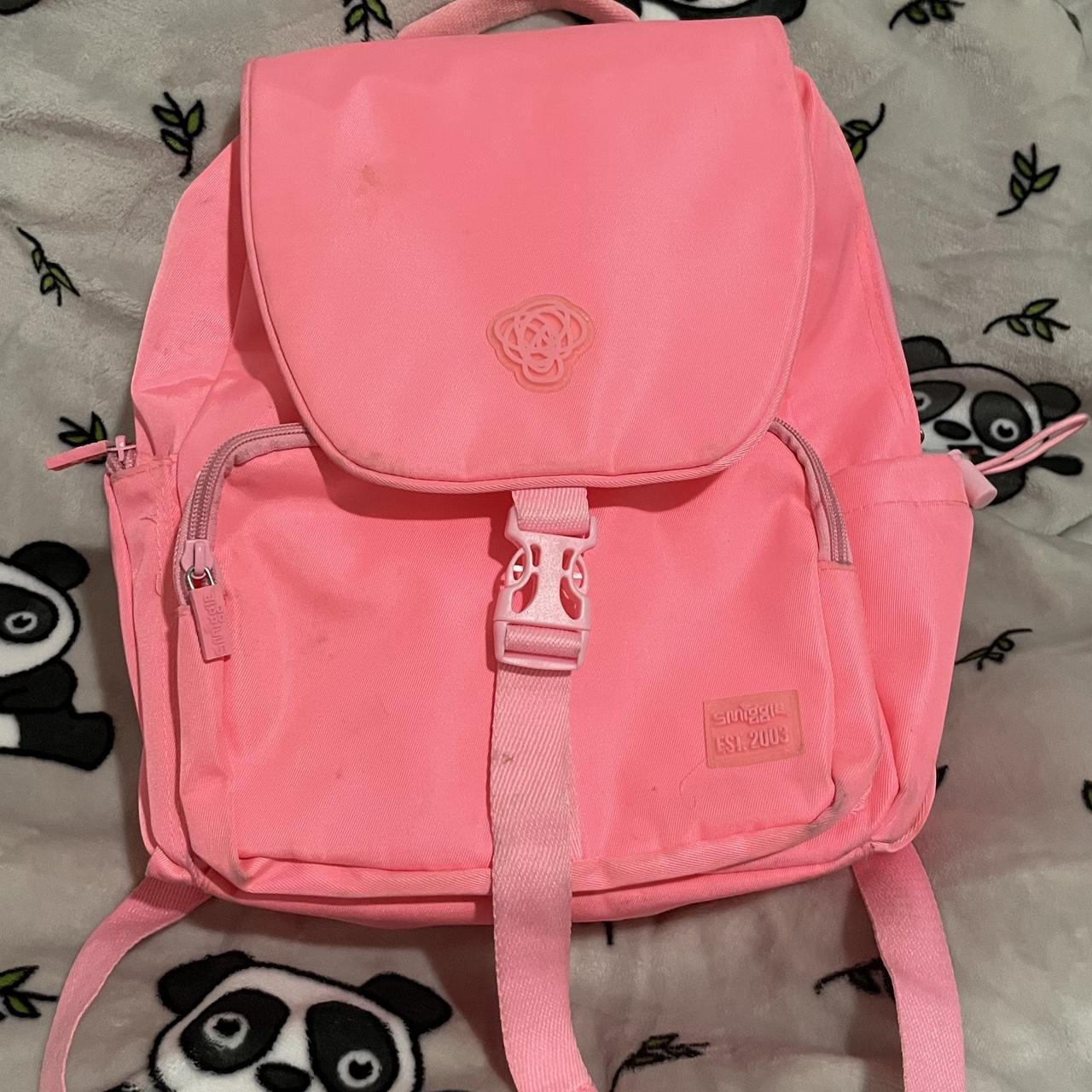 Pink smiggle backpack Dm me with any questions - Depop
