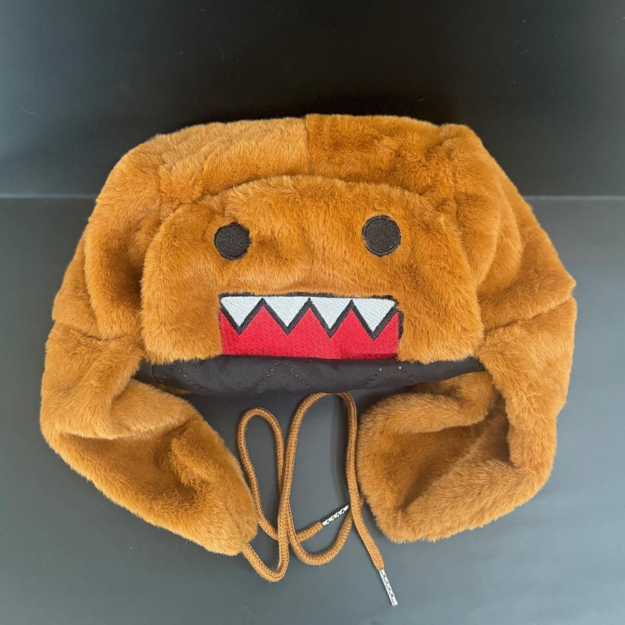 Vintage Y2K style brown domo fur ushanka. An Adult’s... | Depop