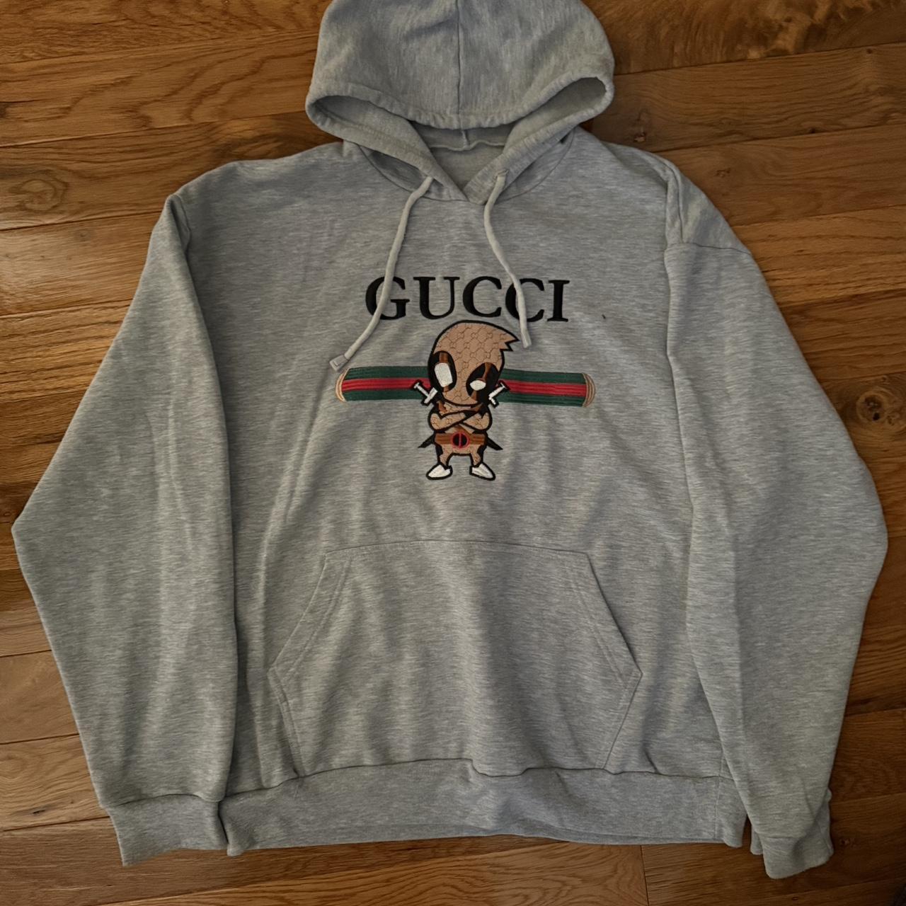DM BEFORE BUYING!! Custom Gucci Deadpool hoodie | Depop