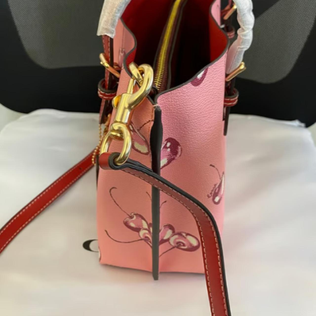 Coach Cherry Print Women's Crossbody Bag Tote... - Depop