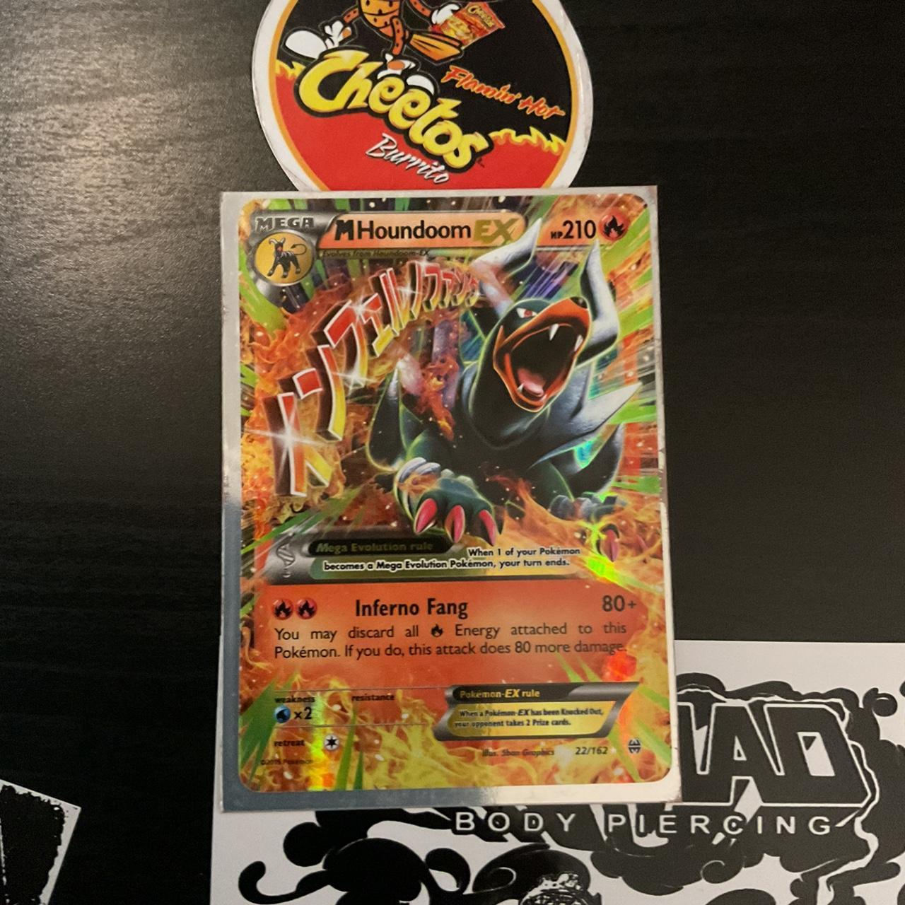Mega Houndoom EX Pokémon Card #PokemonTCG... - Depop