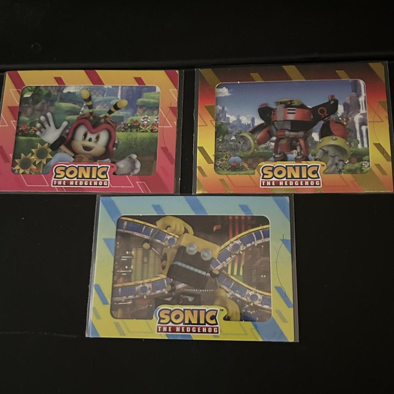 Cybercell Sonic the Hedgehog Trading Cards Bundle of... | Depop