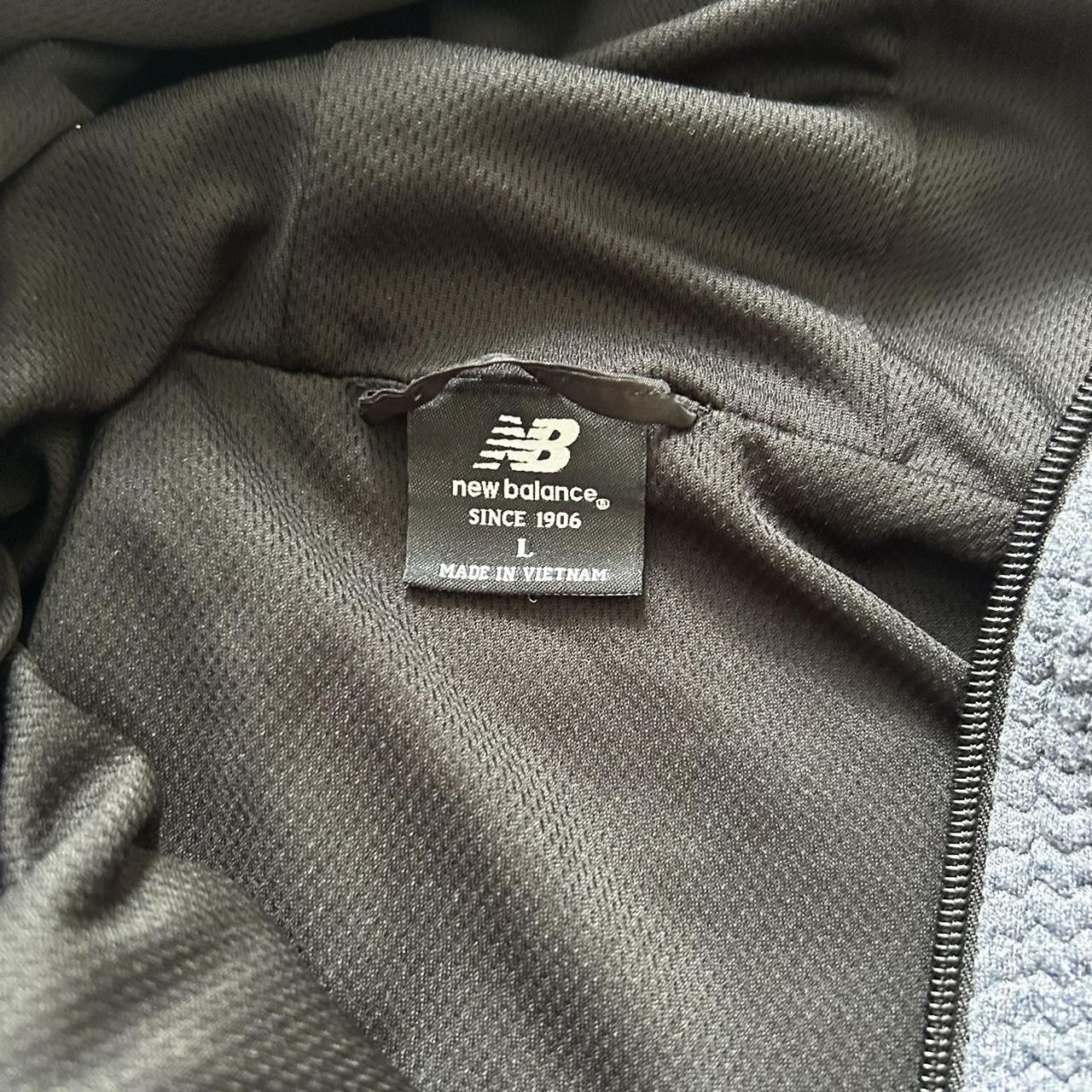 New Balance Zip up hoodie Size L - Depop