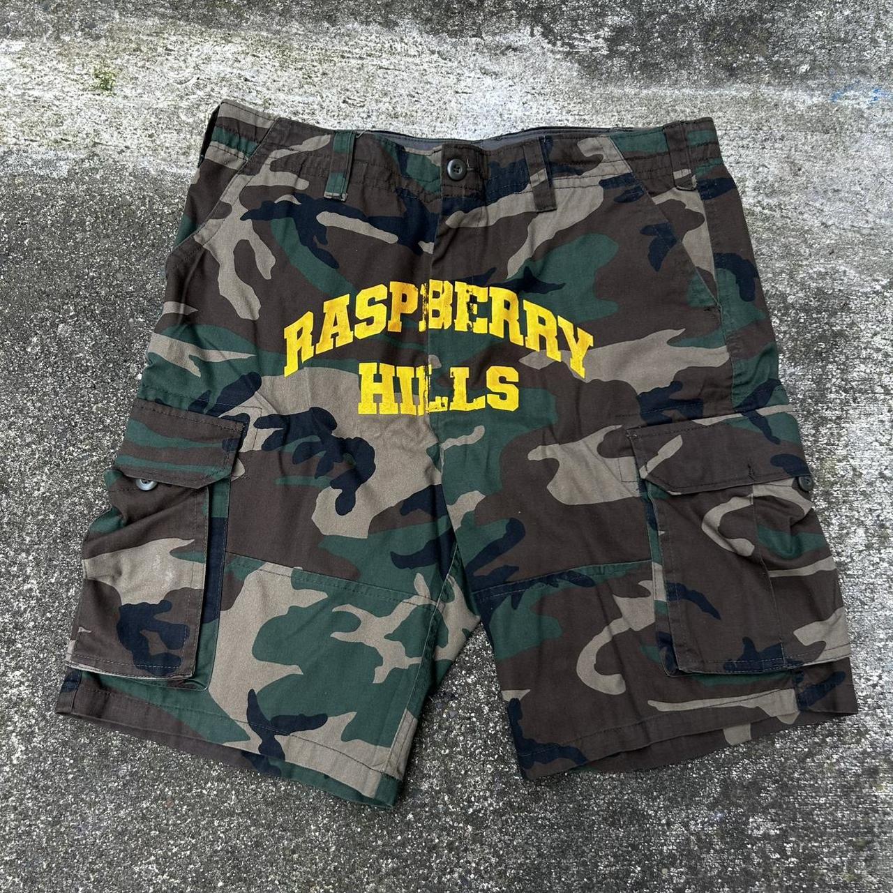 Raspberry Hills Cargo Shorts Size XL $150 These... - Depop