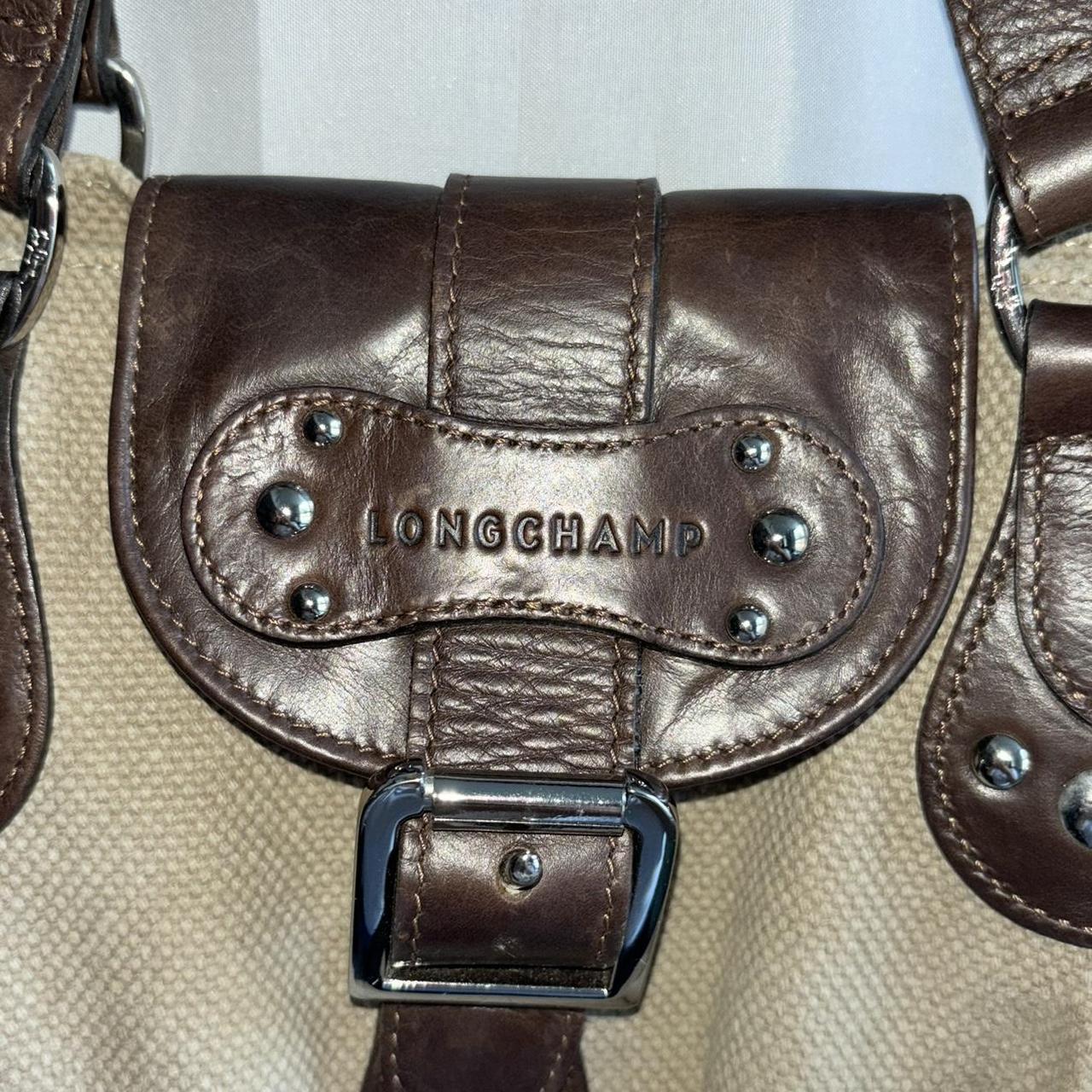 Tan and brown shoulder bag with a touch of boho... - Depop