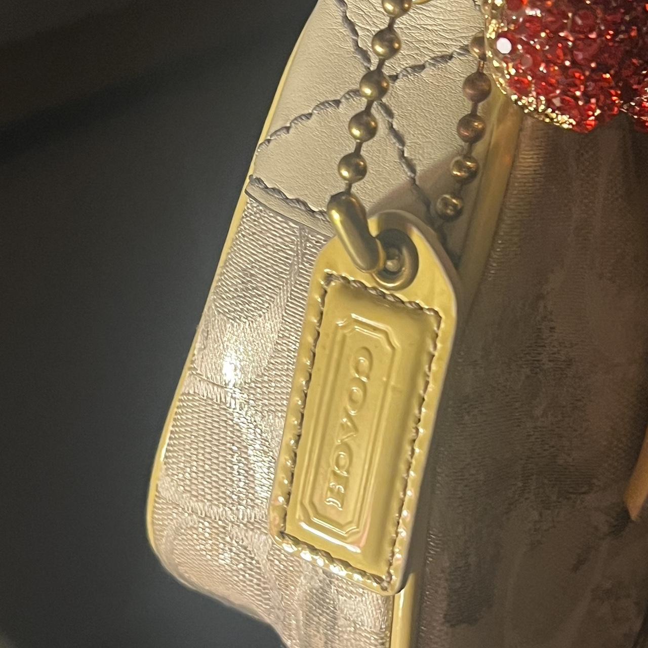 Yellow Vintage Coach Handbag Signs of wear please... - Depop