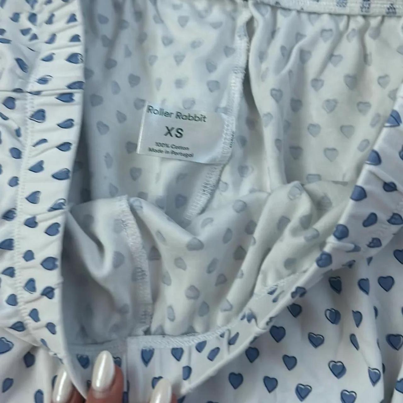 roller rabbit blue heart pj set (on hold) - Depop