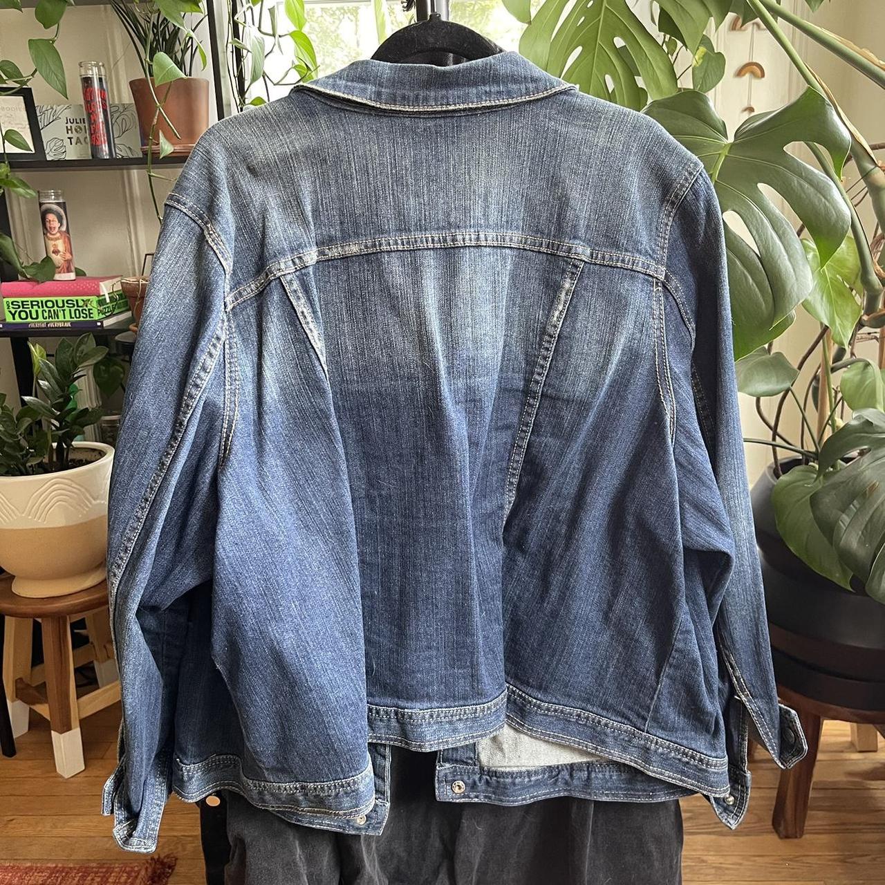 Lane Bryant denim jacket. Like new - worn once. Size... - Depop