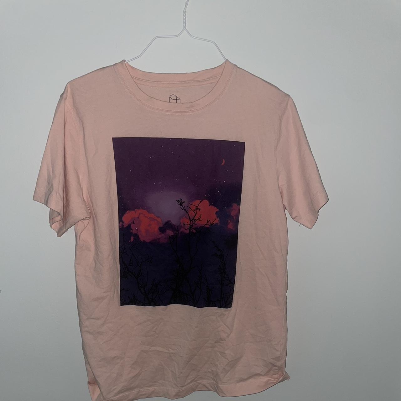 Target light pink shirt. Size medium - Depop