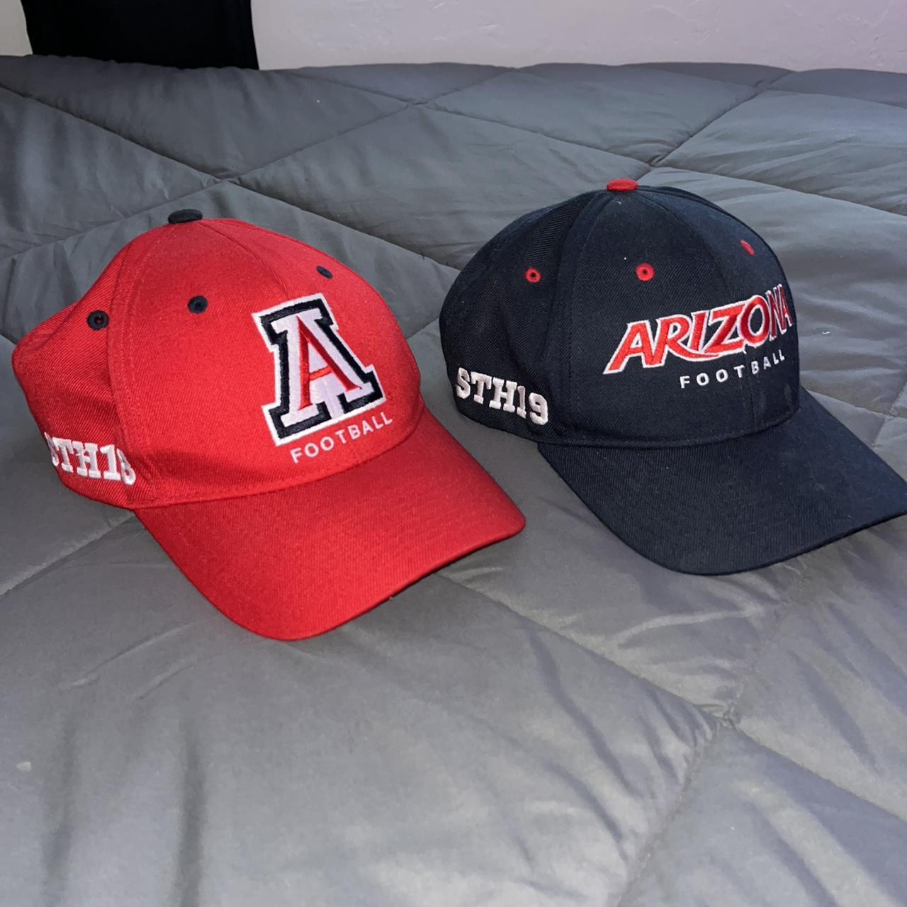 Red and Blue adjustable Arizona football hats... - Depop