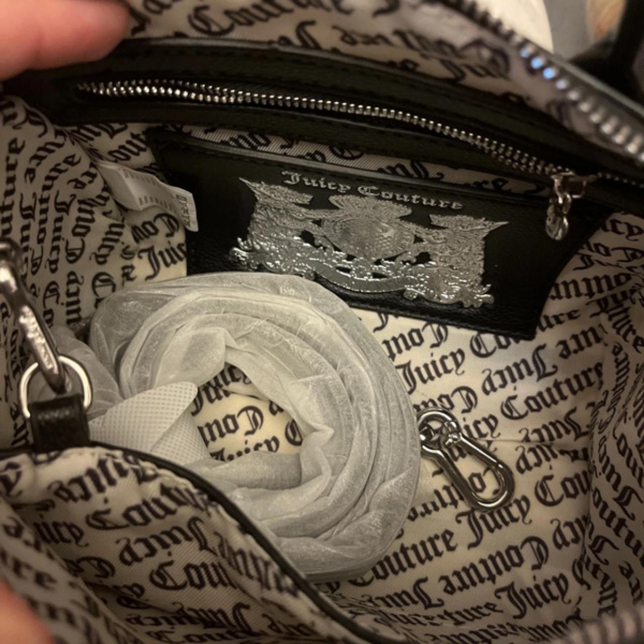 Juicy Couture Bag Black leather bag, top... - Depop