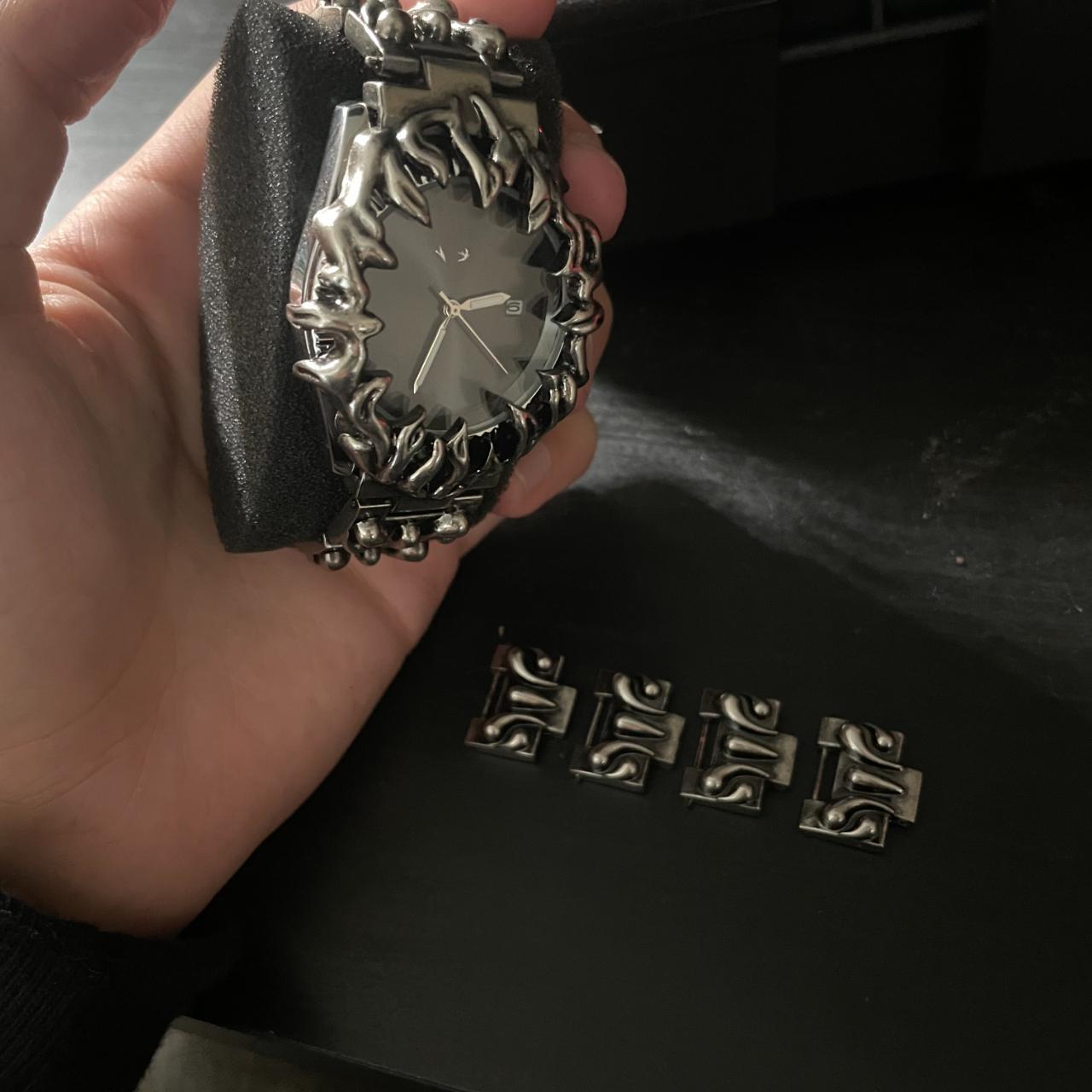 Alabaster Industry watch Dark gray Stainless Steal - Depop