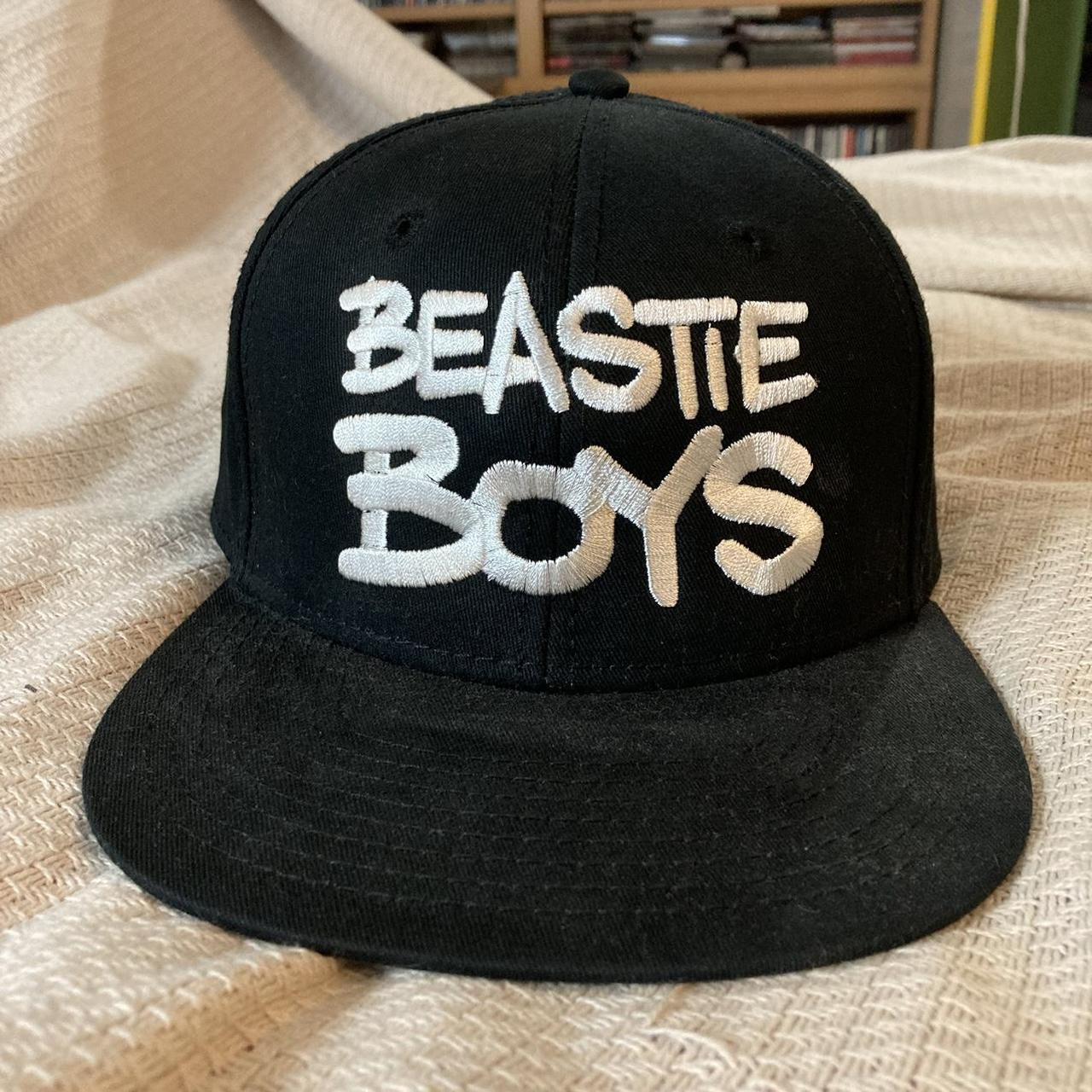 Black and white Beastie Boys snapback hat. Runs on... - Depop