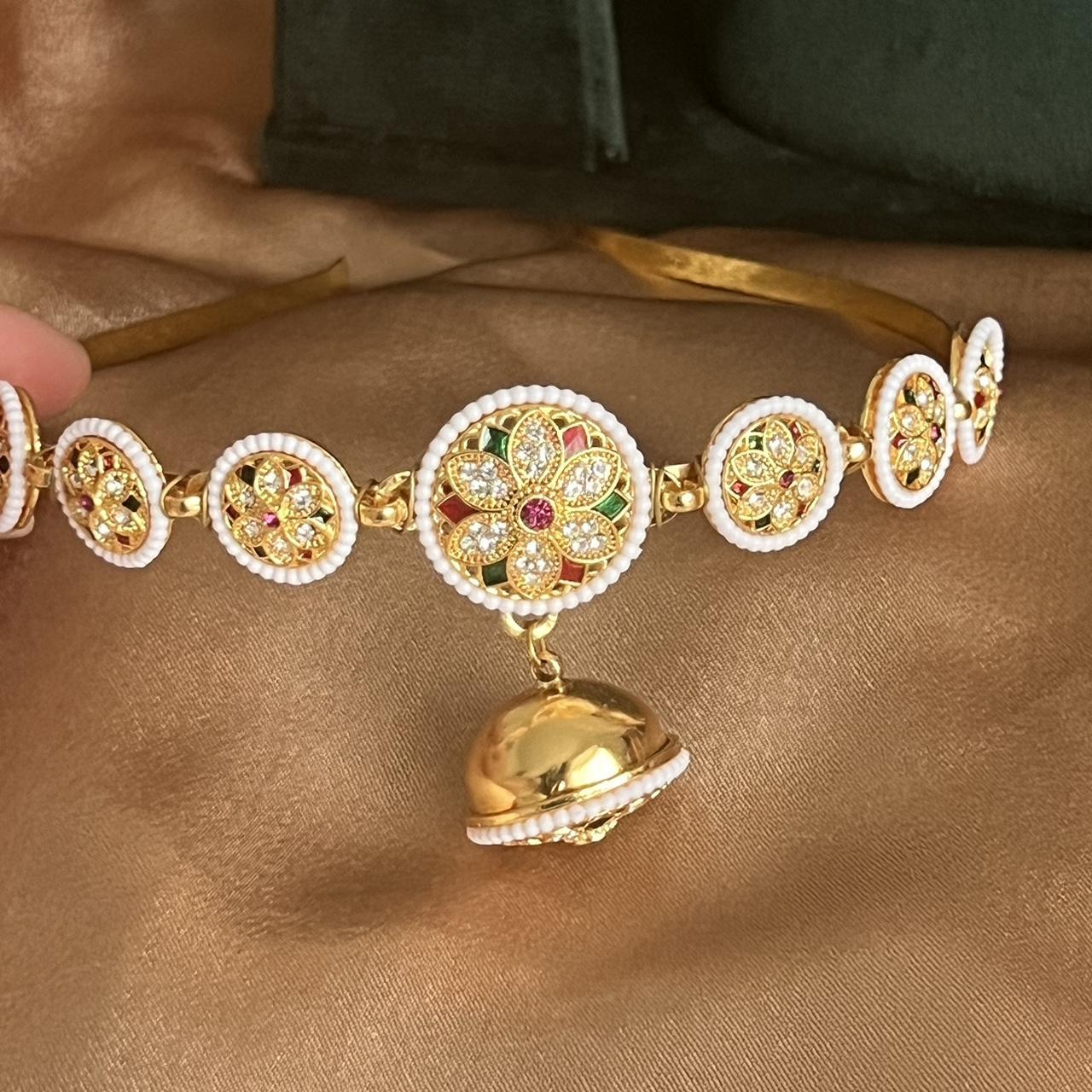 Rajwadi hair and with borla #indian #Asian... - Depop