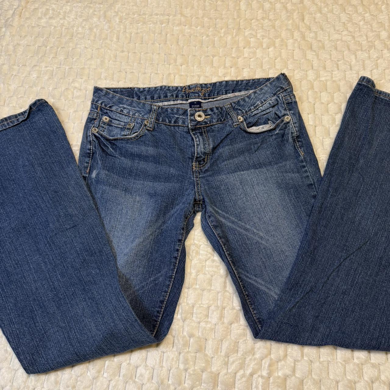 Low rise bootcut jeans with a 32” inch inseam... | Depop