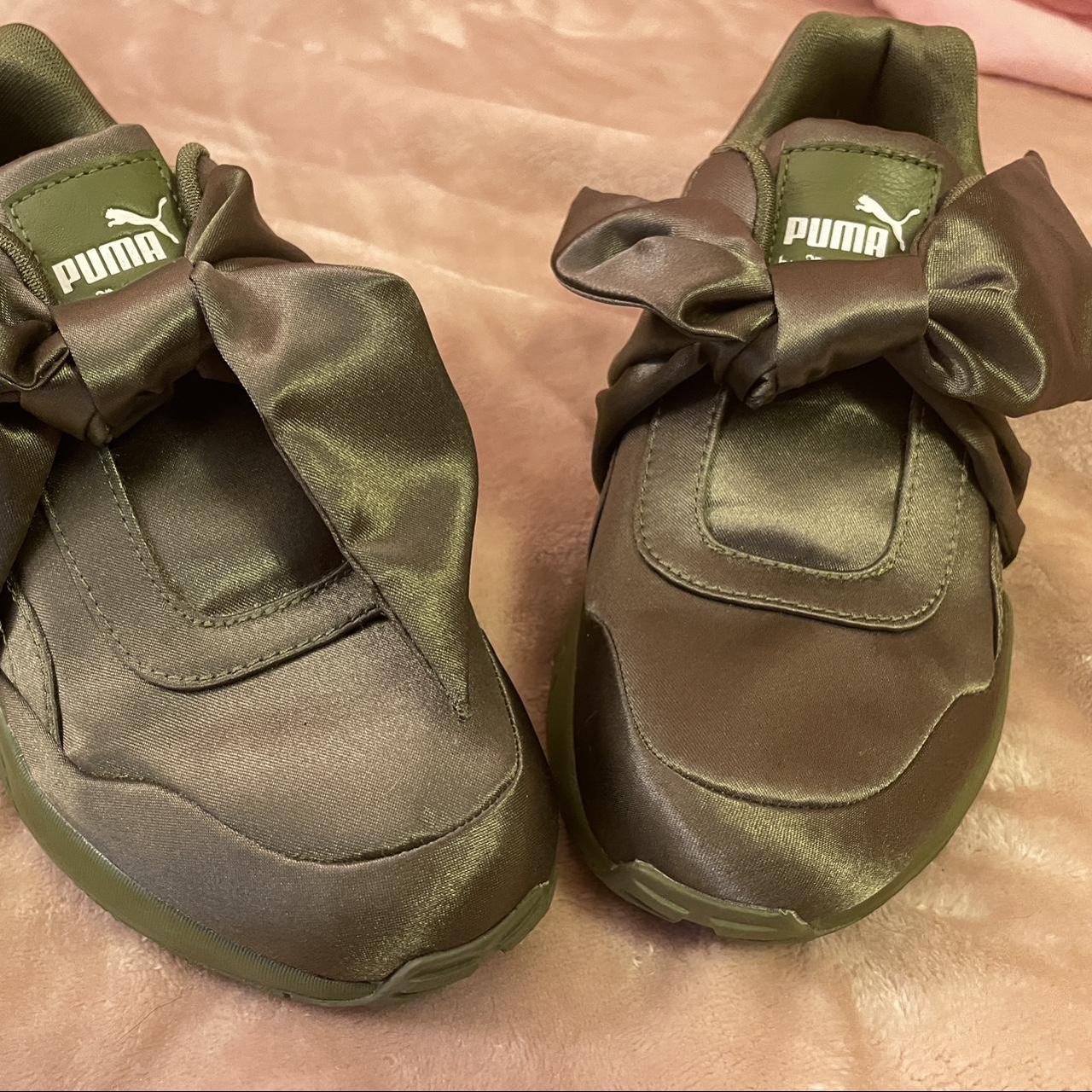 Rihanna collab Fenty x puma bow sneakers women’s... - Depop