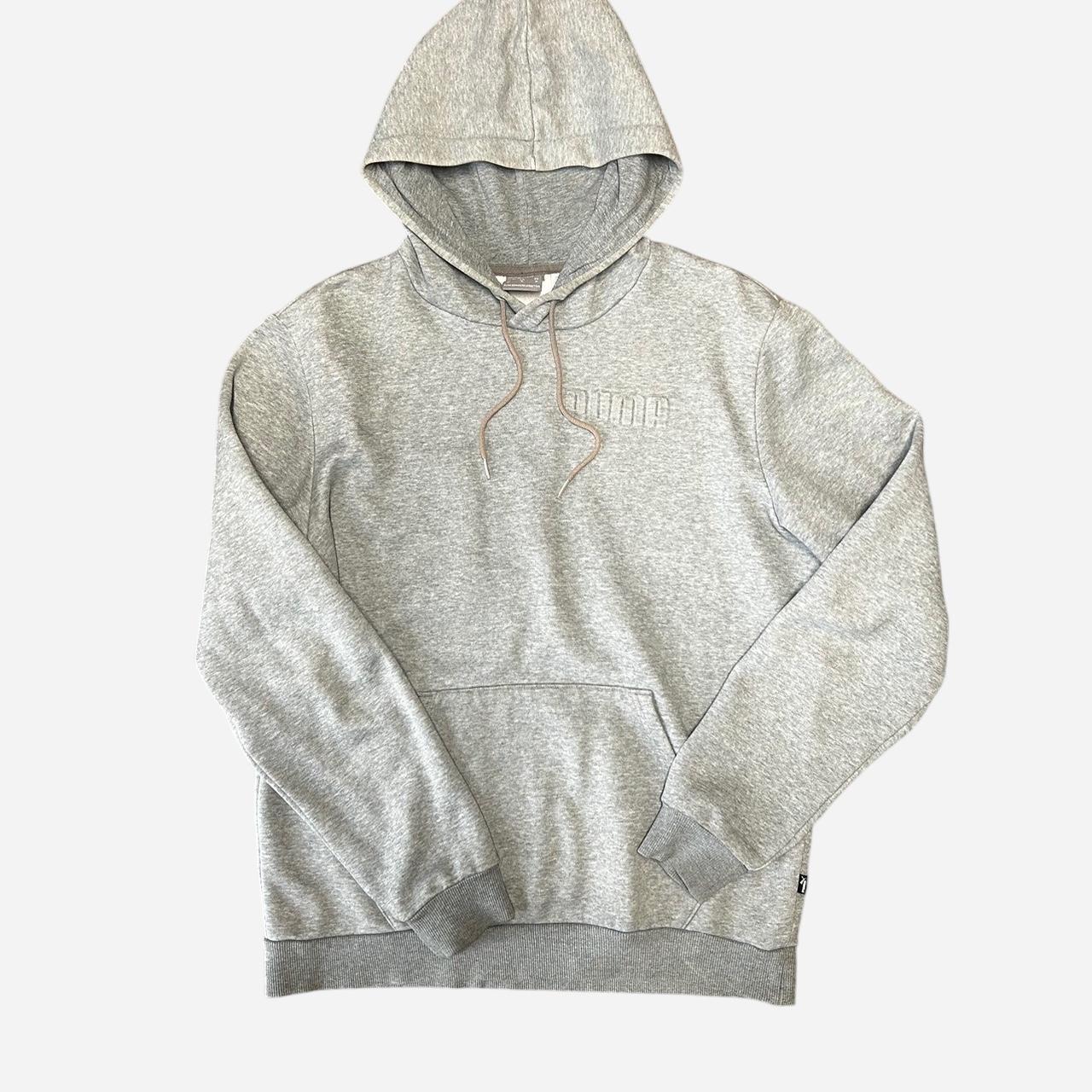 Grey comfortable Puma Hoodie Regular Fit Shipping... - Depop