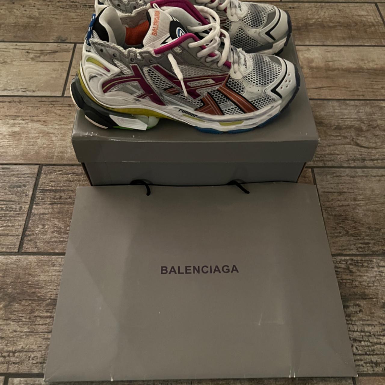 Balenciaga runners multi color (dm before buying) - Depop