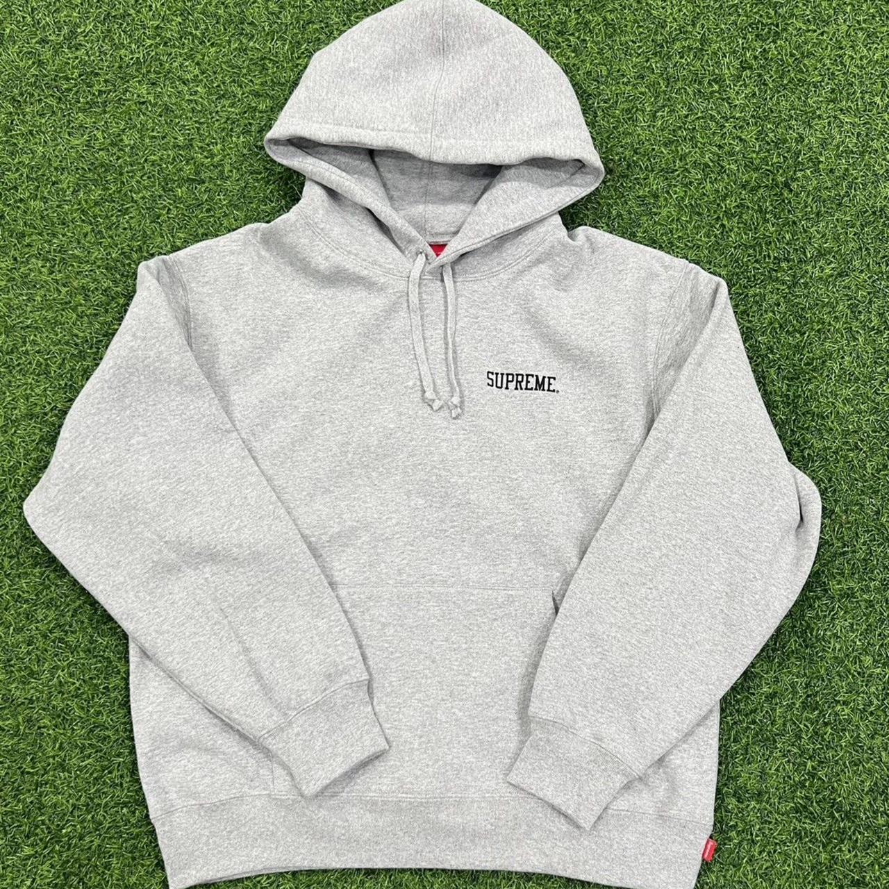 Grey dogs 4 life supreme hoodie. (Medium) - Depop