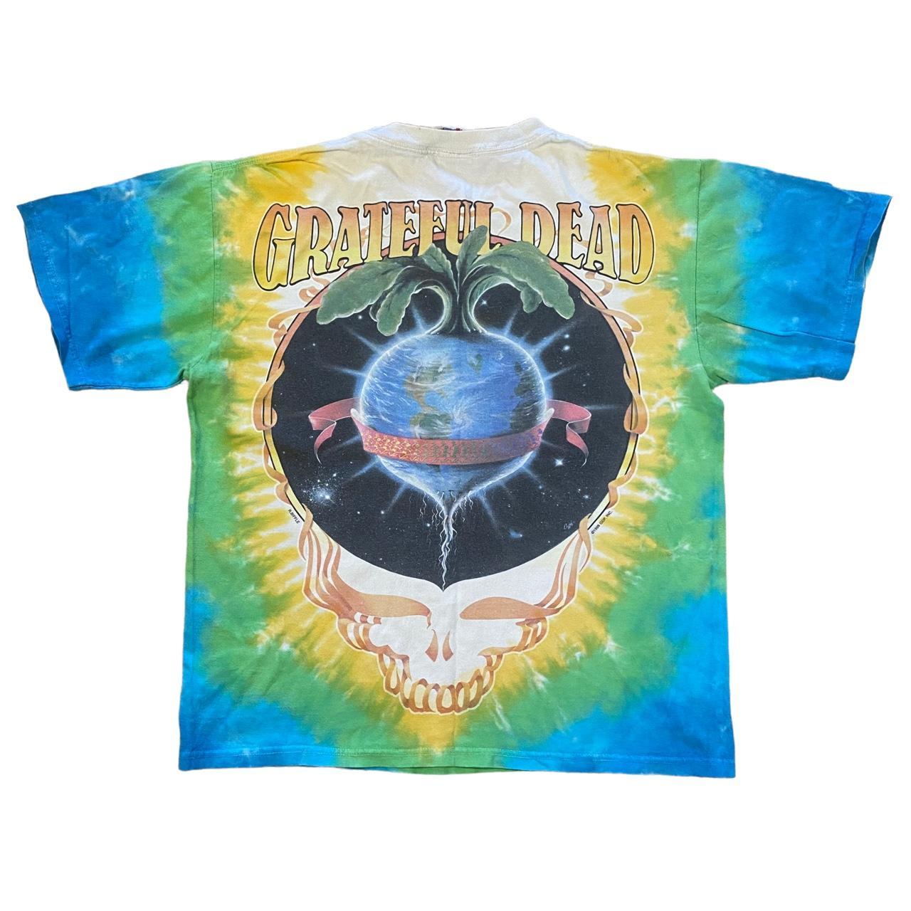 Vintage Late 90’s Liquid Blue 1998 Grateful Dead... - Depop