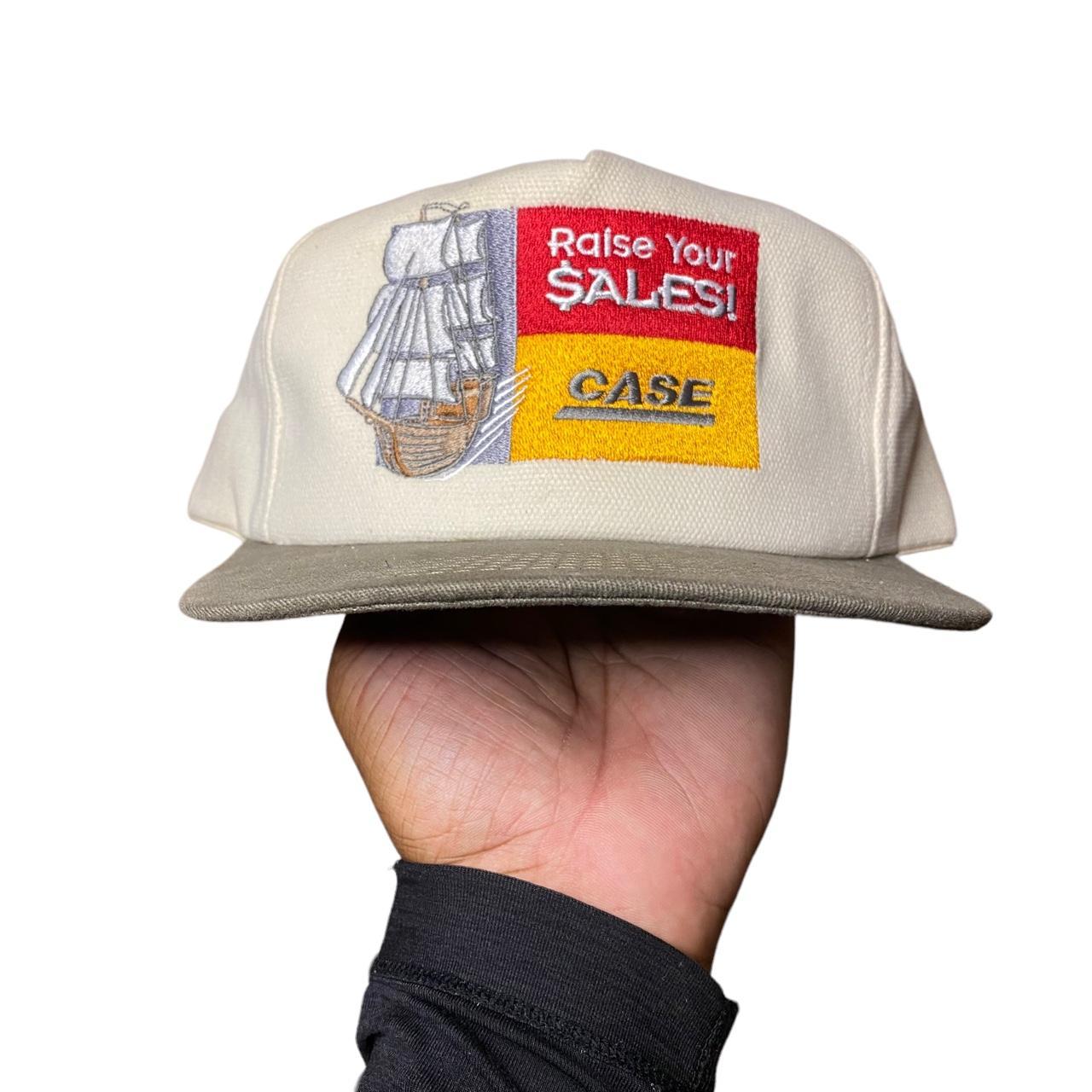 Vintage Case Raise Your Sales boat theme snapback in... - Depop
