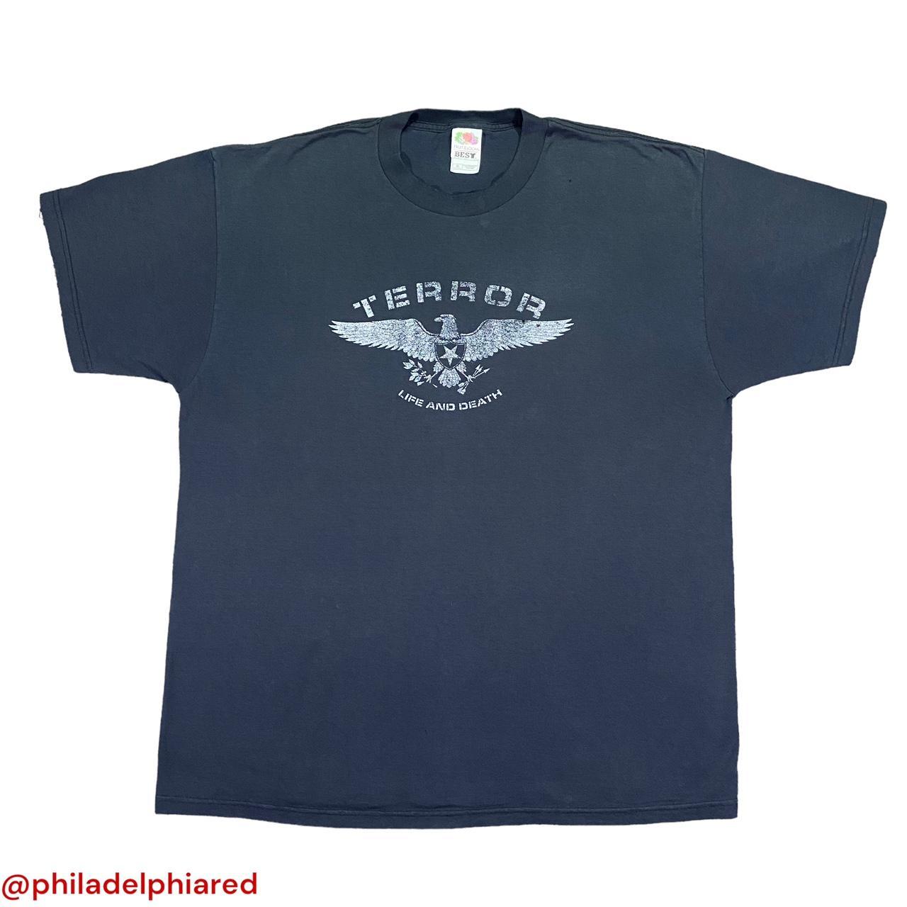 Vintage 2000’s Terror Hardcore Punk band t-shirt in... - Depop