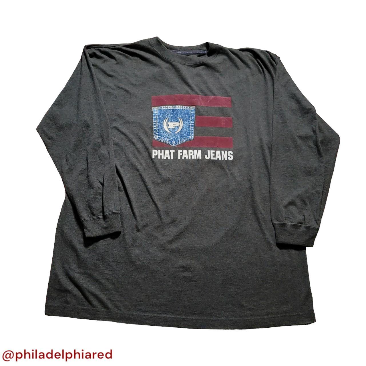 Vintage Phat Farm Flag Logo long sleeve hip hop rap... - Depop