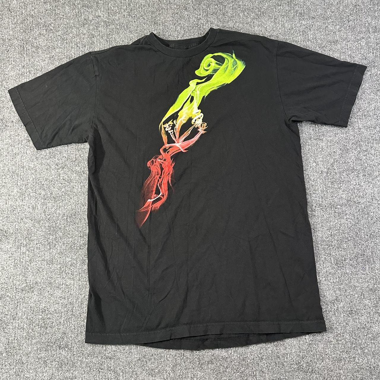 Vintage Y2K Volcom 420 Smoke Rasta Red Green Graphic... | Depop