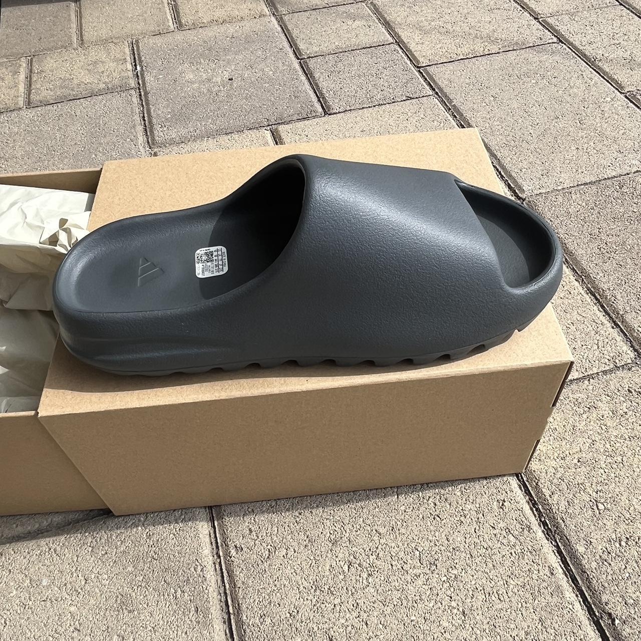 Adidas Yeezy Slide Slate Grey Size 10 - Depop
