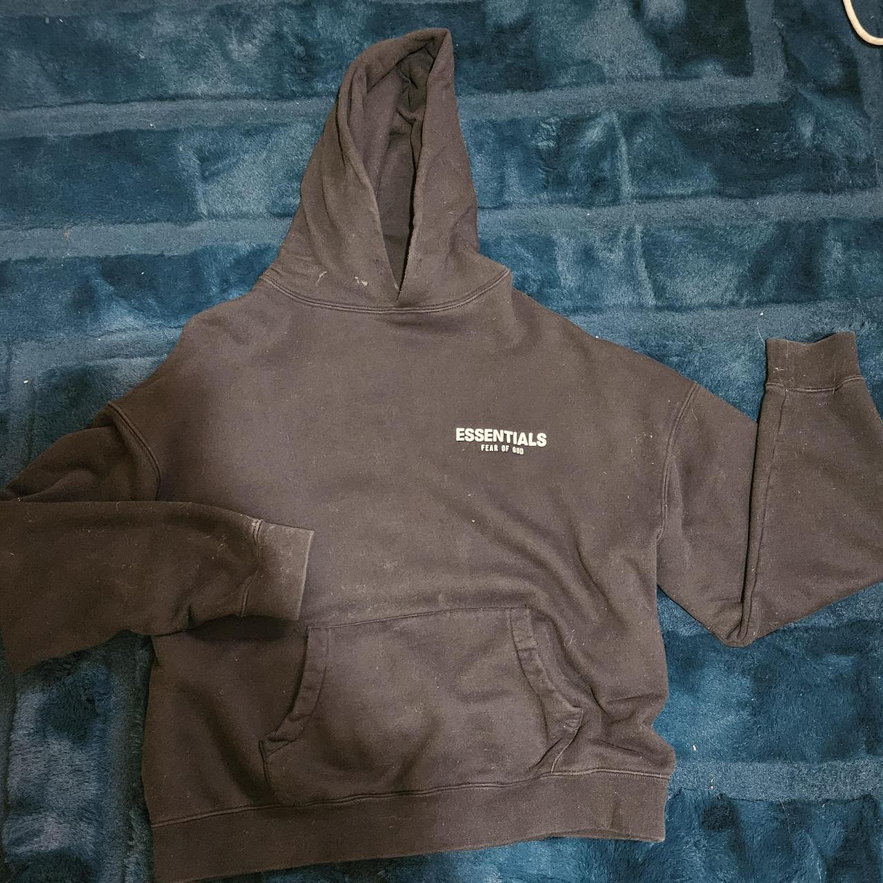 Essentials sweater all black Medium A little bit... - Depop