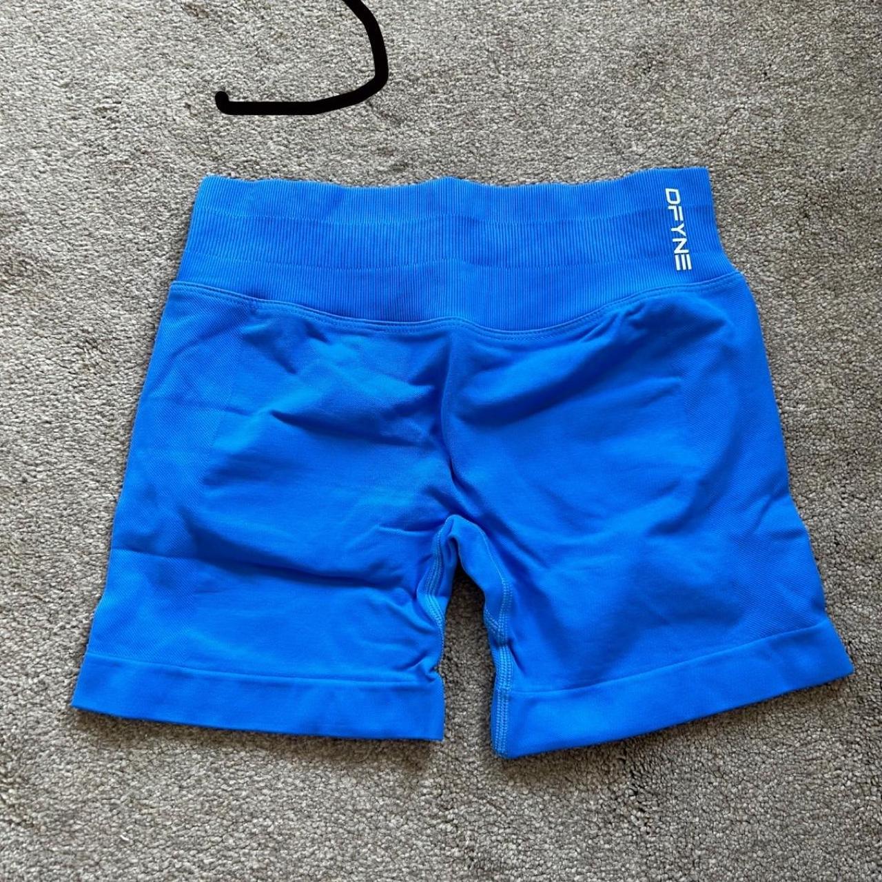 DFYNE Impact Shorts Electric Blue Size Small - Depop