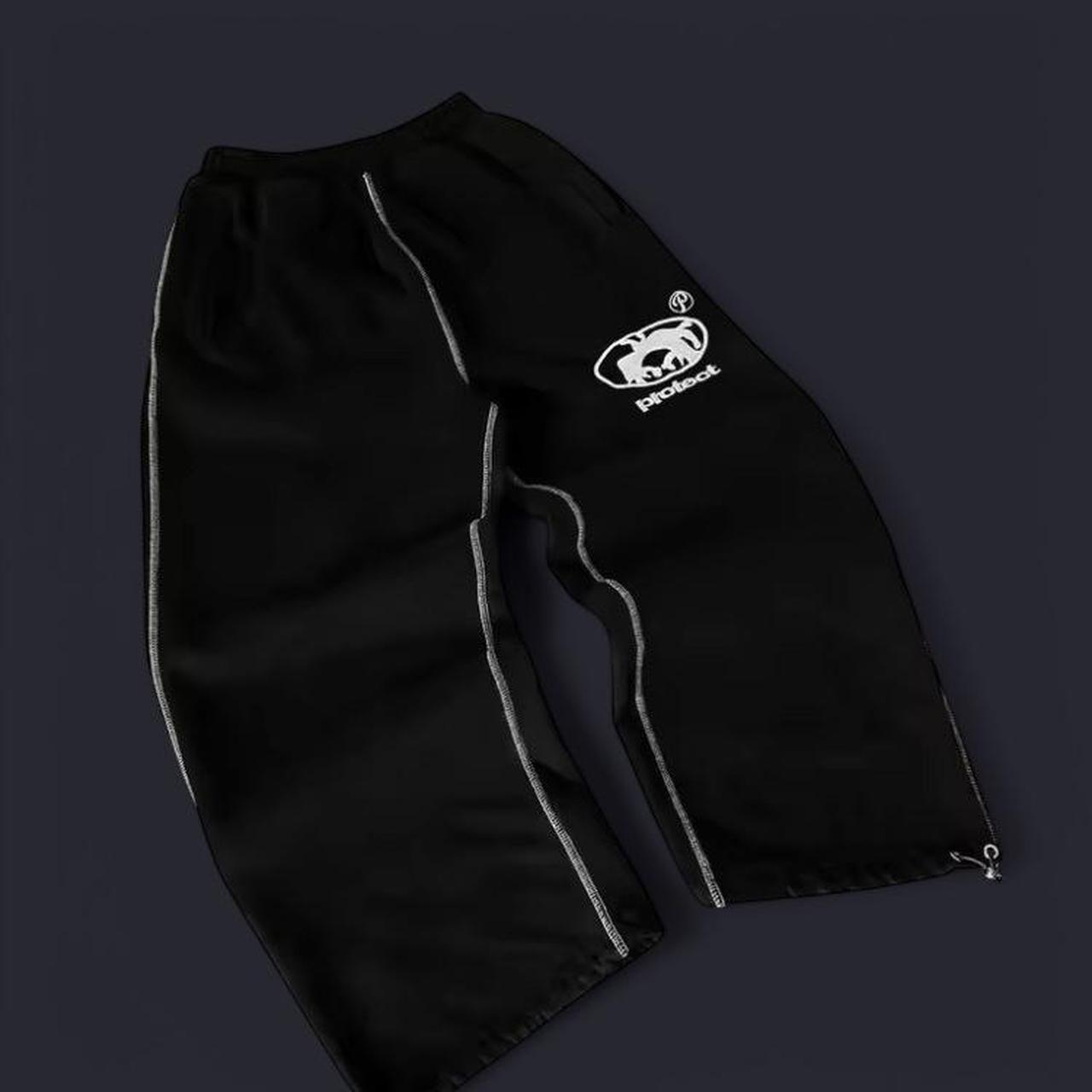 Black and white protect london joggers | Depop