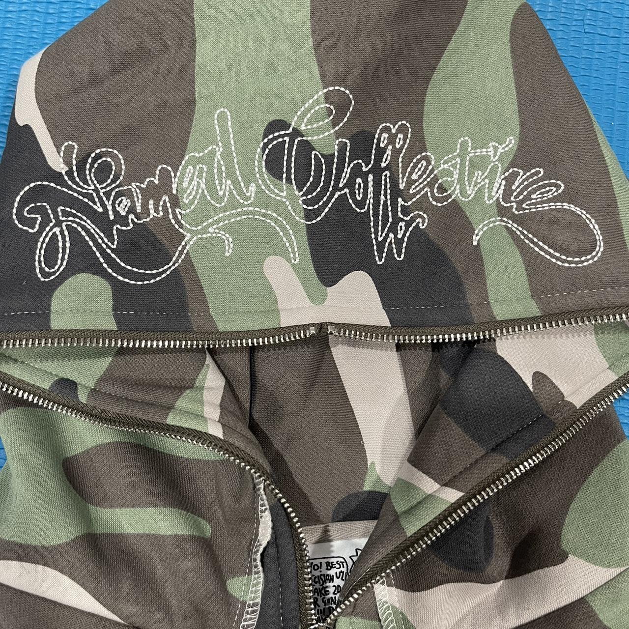 Named Collective Men's Green and Khaki Jacket | Depop