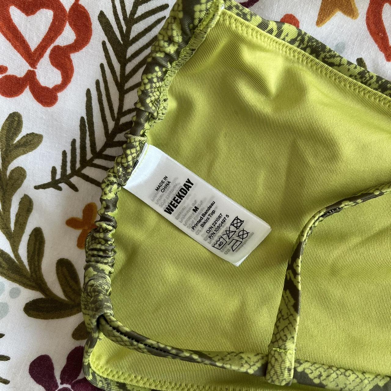 WEEKDAY snake pythons snakes python lime green neon... - Depop