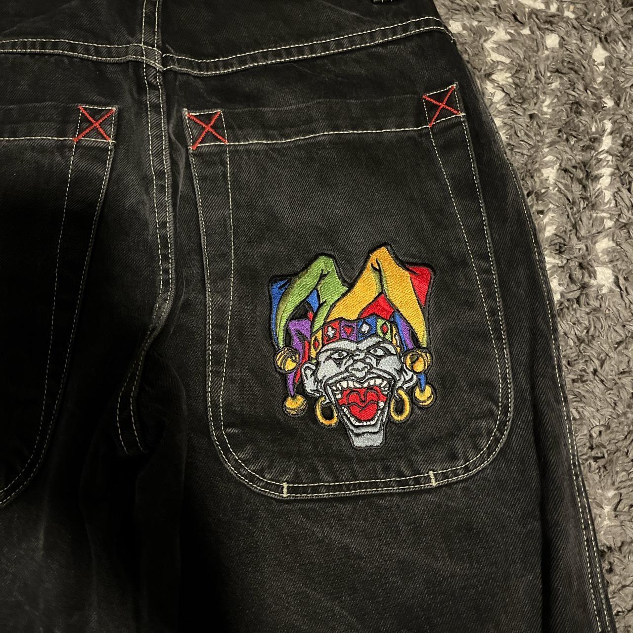 JNCO Men's Black Jeans Jnco jesters size 31x30 in... - Depop