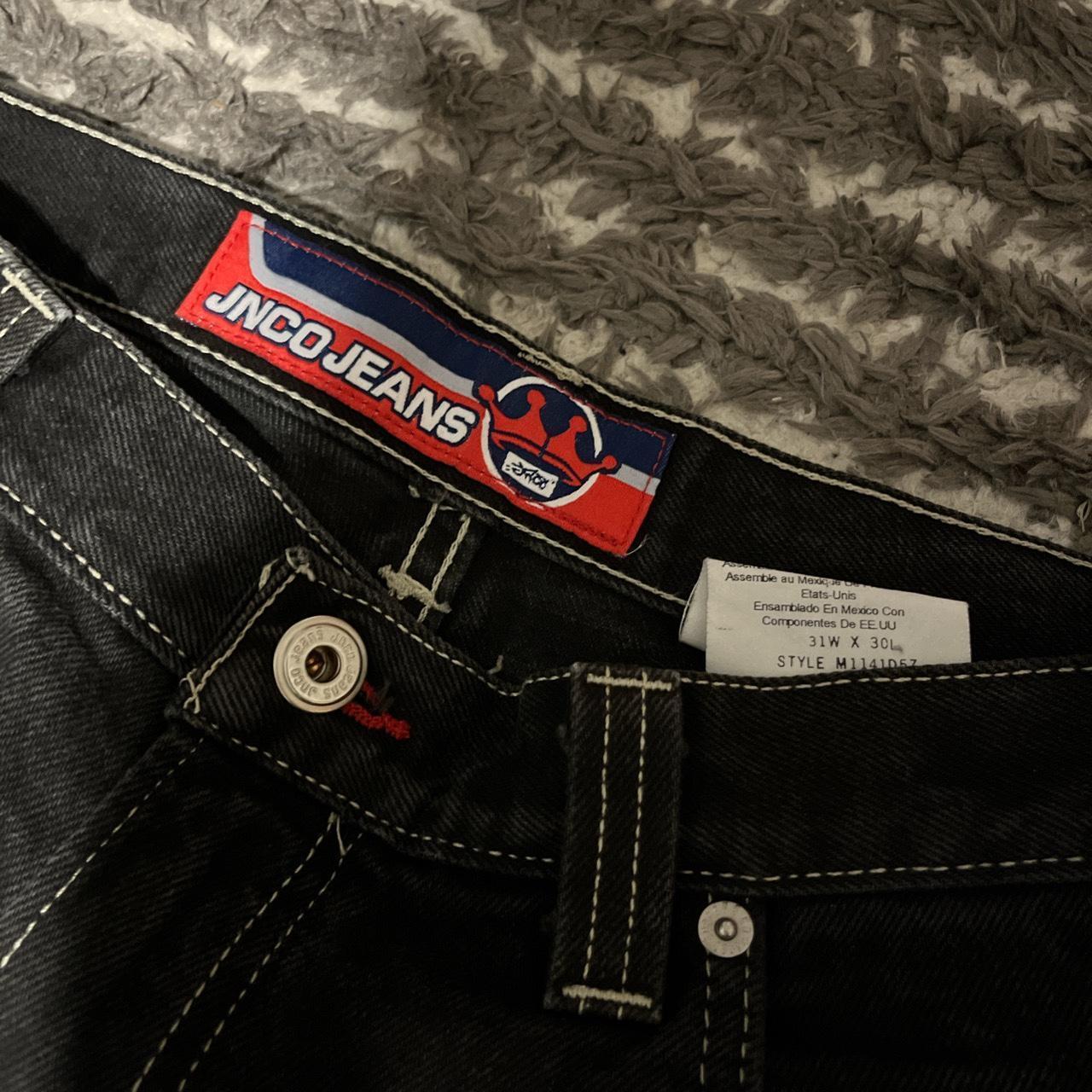 JNCO Men's Black Jeans Jnco jesters size 31x30 in... - Depop