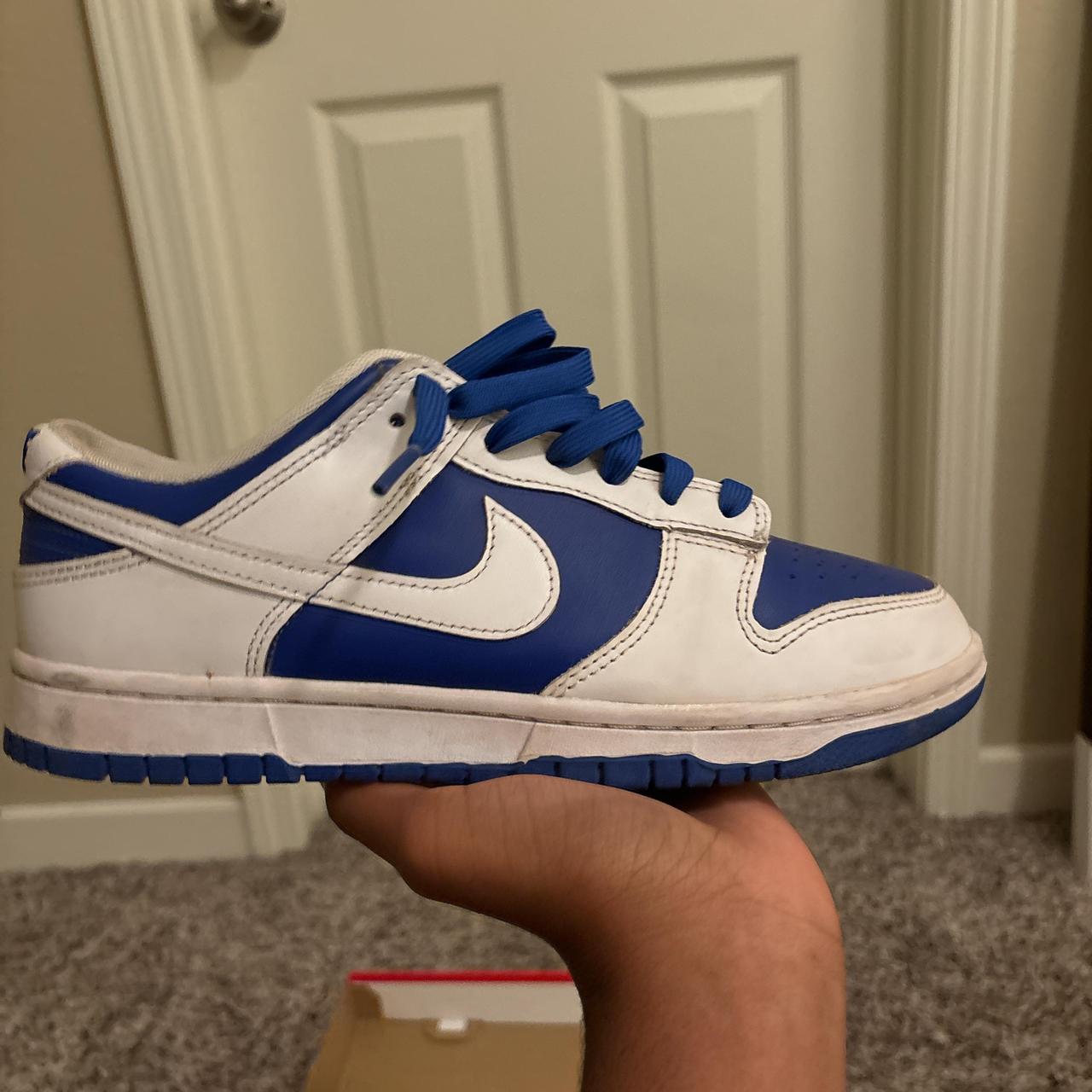 nike dunk racer blue - Depop