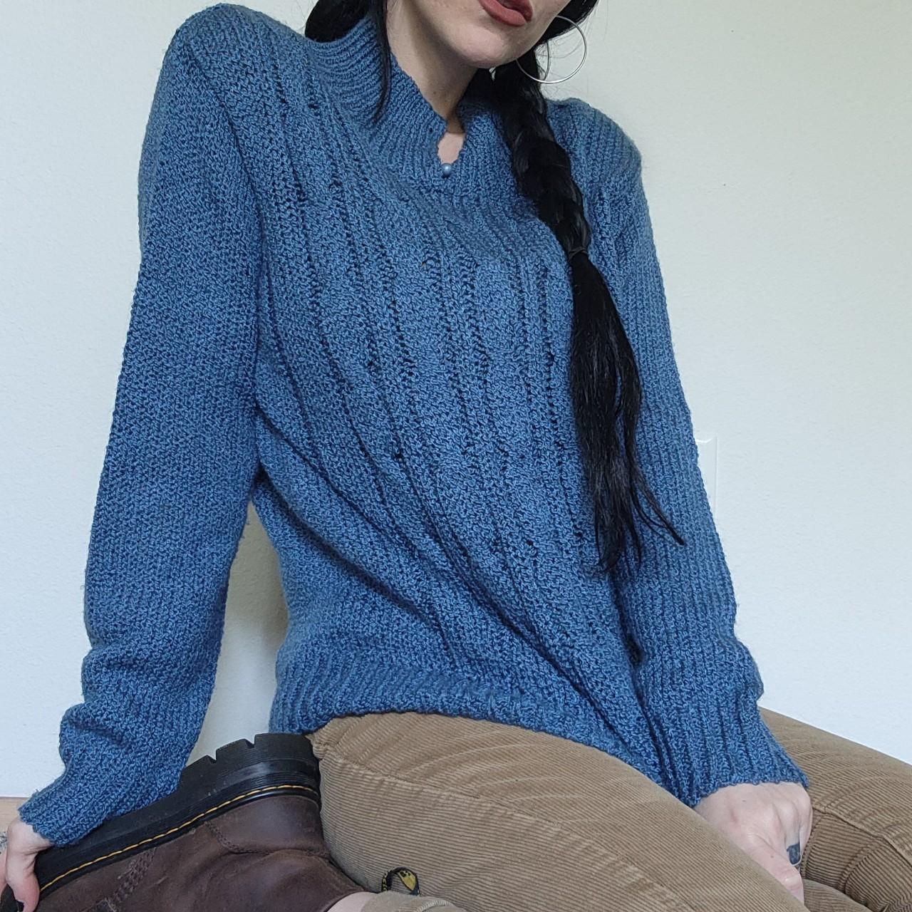 Women's Blue Jumper | Depop