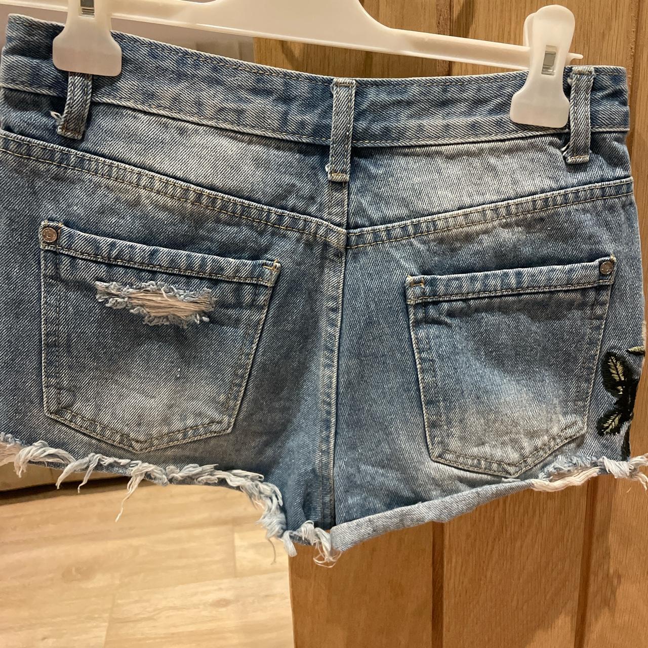 Missguided denim shorts - size 8 Hardly been worn,... - Depop
