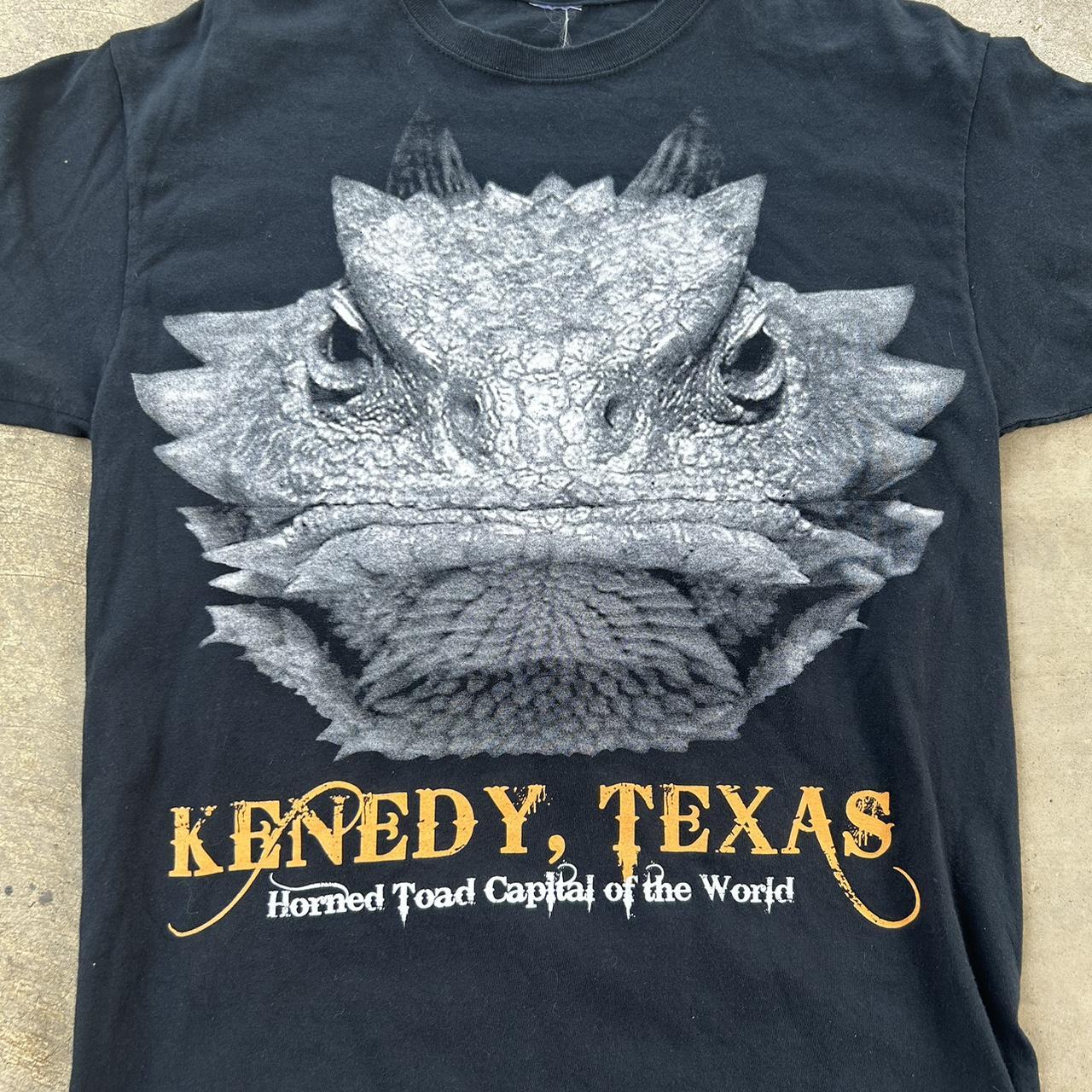 kennedy , texas horned frog tee . very clean simple... - Depop