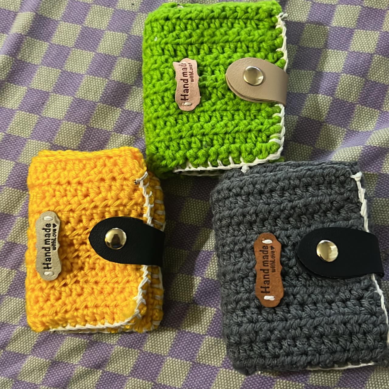 Handmade Crochet wallets Perfect for father's,... - Depop